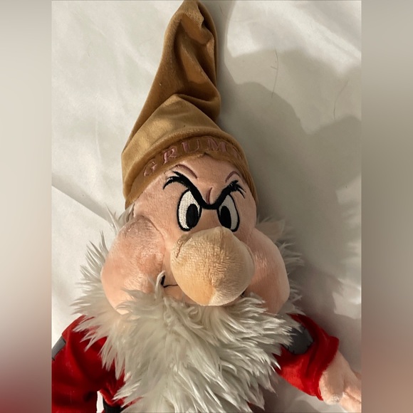 Disney | Toys | Grumpy Stuffed Plush Toy Dwarf Disney Store Snow White ...